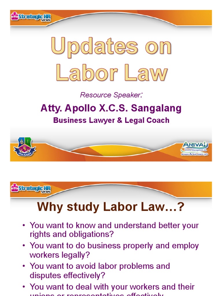 Understanding Labor Law: An Overview of Key Concepts and Updates | PDF ...