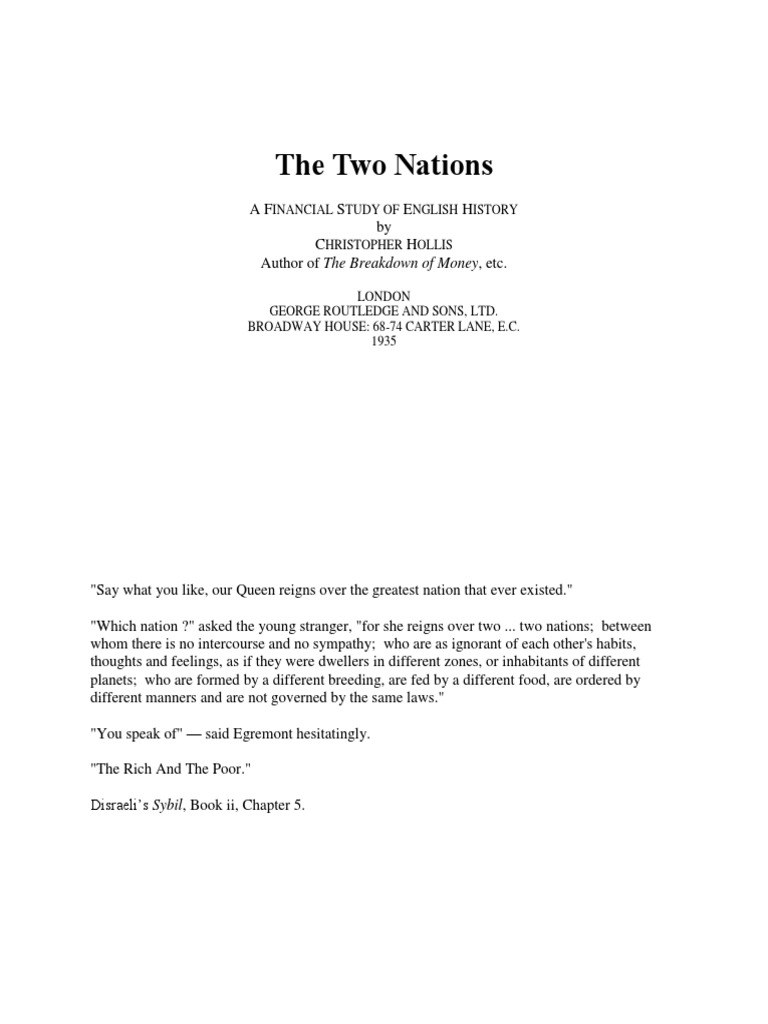 The Two Nations | PDF | Pound Sterling | Coins