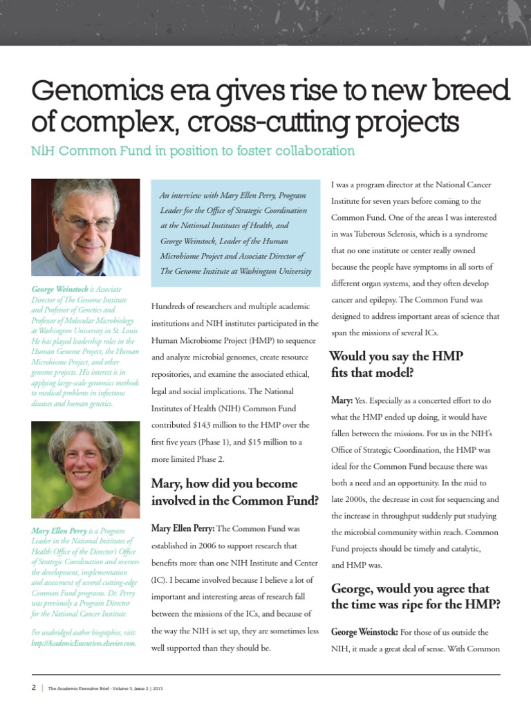 AEB 3.2 Perry Weinstock | PDF | National Institutes Of Health | Microbiota