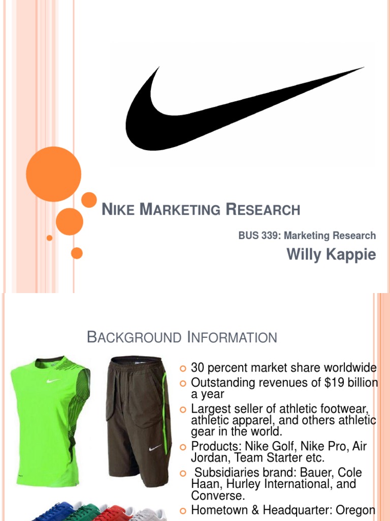 Nike Market Research Overview | PDF | Nike | Marketing Research