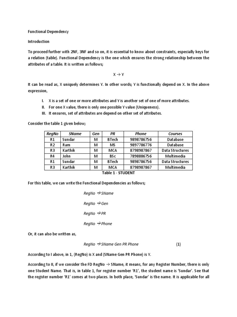 Functional Dependency and Normalization | PDF | Information Retrieval | Scientific Modeling