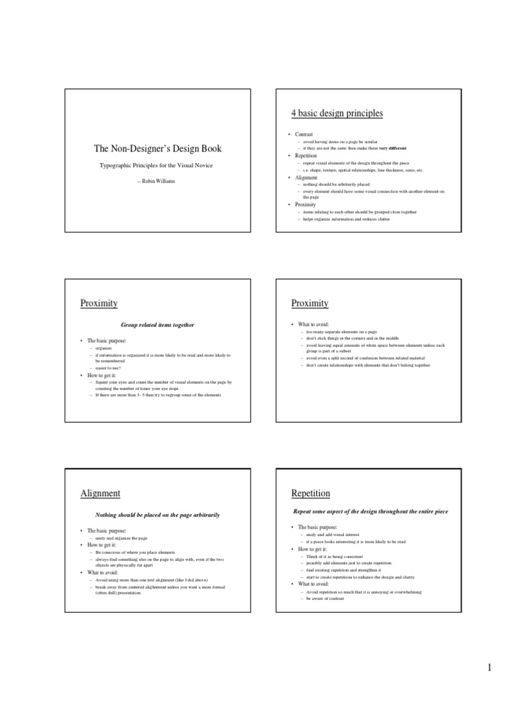 Review Non-Designer's Design Book Robin Williams | PDF | Hue | Color