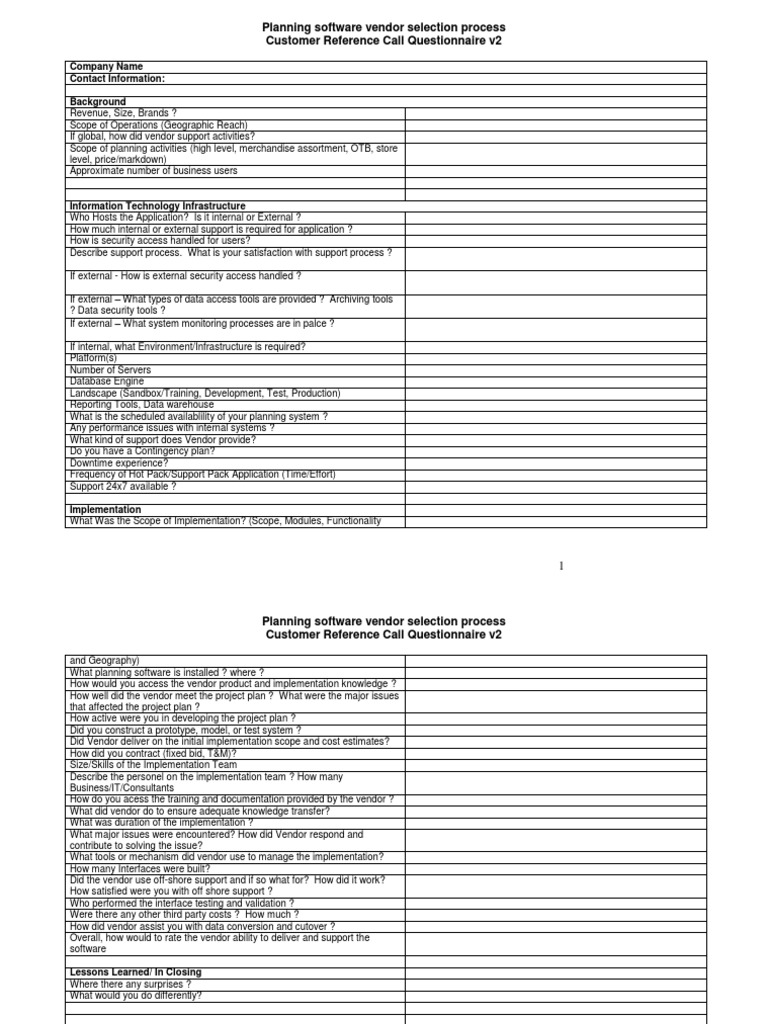 Reference Checklist For Retail Planning Application v3 | PDF