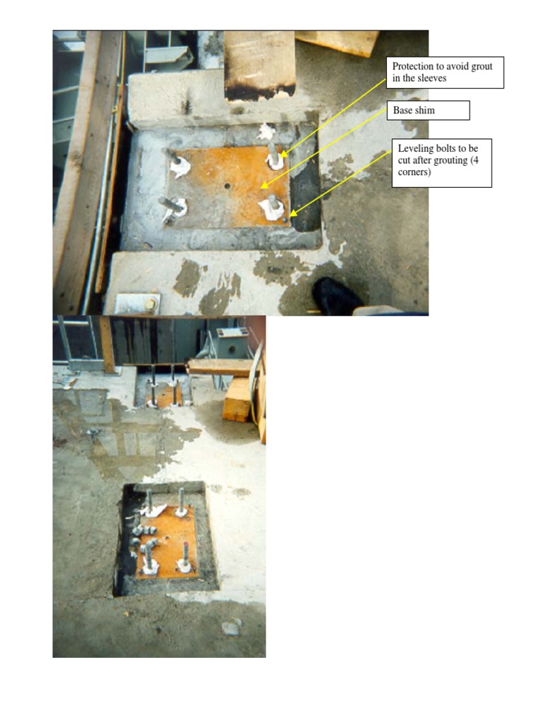 Grouting and Shim Installation Guide | PDF