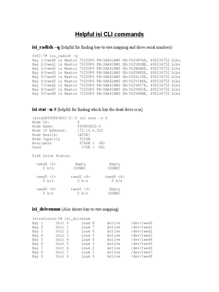 Isilon OneFS CLI Command Guide | PDF | Domain Name System | Gateway (Telecommunications)