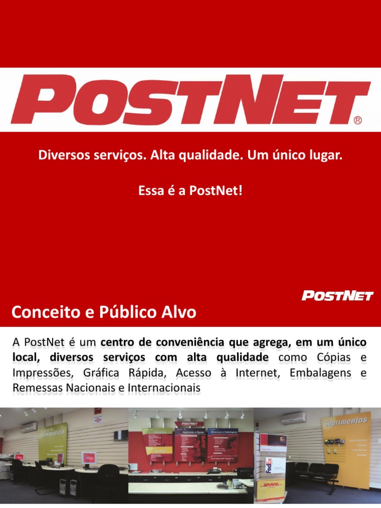 PostNet - Apresentação | PDF | Franchising | United Parcel Service (UPS)