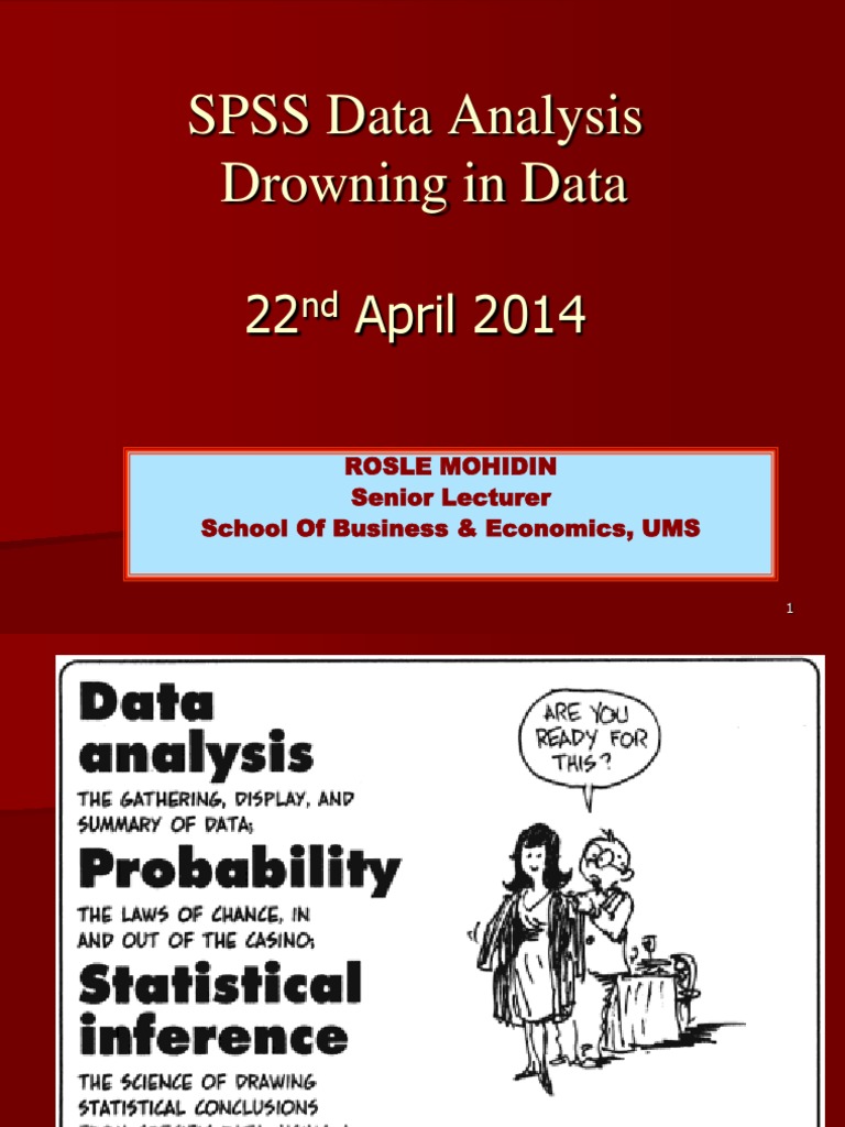 An Introduction to Analyzing Data with SPSS: Descriptive Statistics, t ...