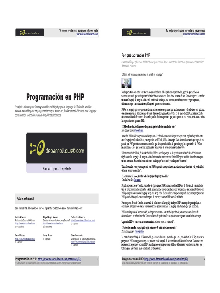 Manual3 Abrochado | PDF | Php | Servidor HTTP Apache