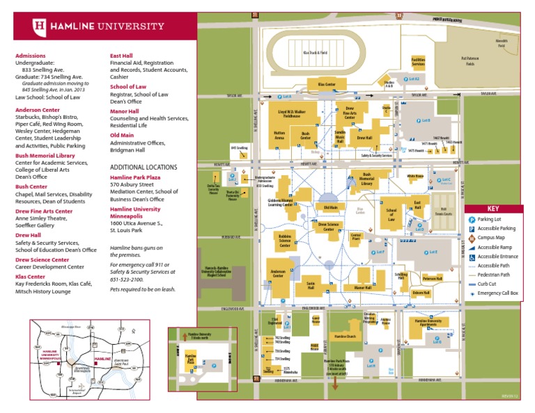 Hamline Campus Map | PDF | Students | Academia
