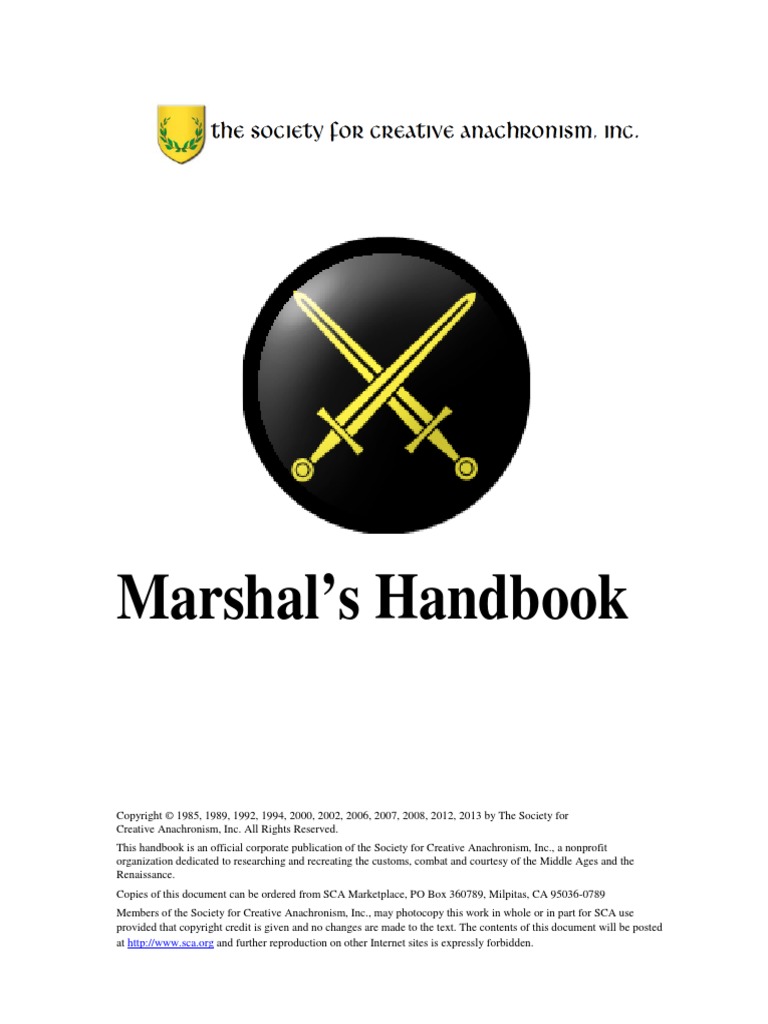 Marshal Handbook | PDF