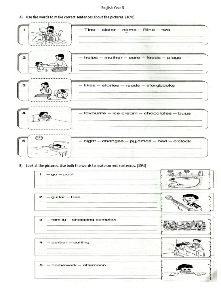 English Year 3 | PDF