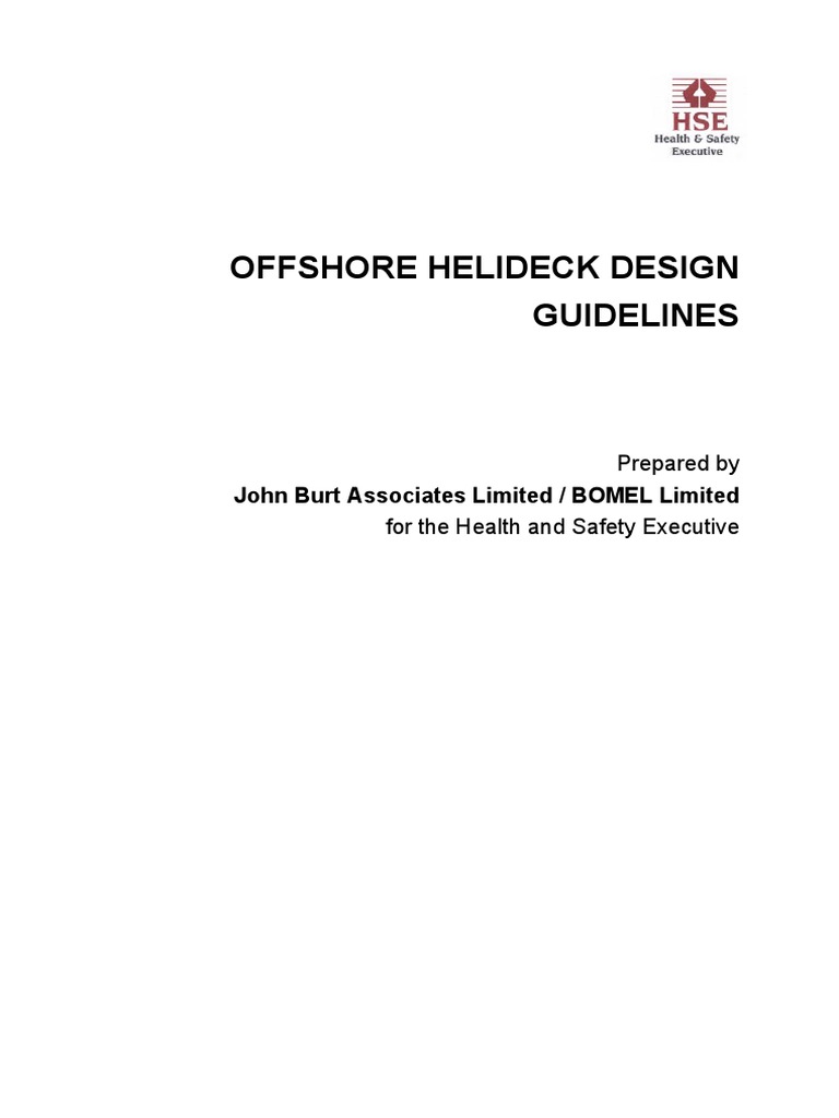Offshore Helideck Design Guidelines | Download Free PDF | Verification ...