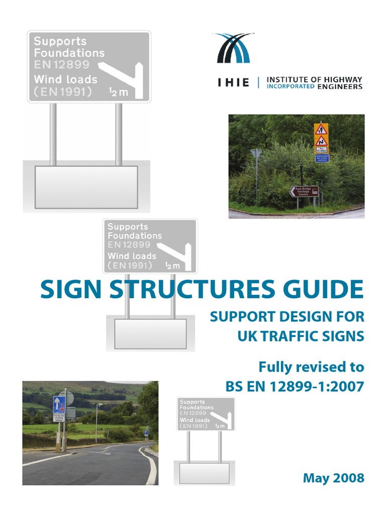 Design Guide For Sign Structures - BS en 12899-1-2007 | Download Free ...