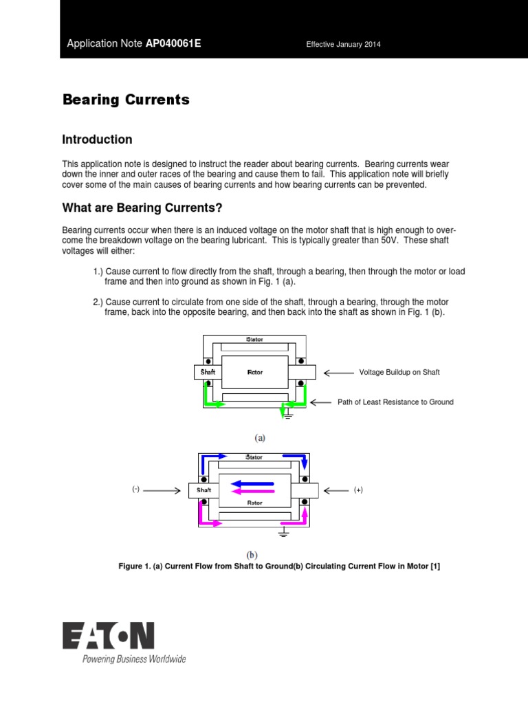 AP040061E Bearing Currents PBW | PDF | Power Inverter | Electric Current