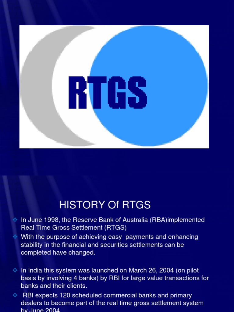 Rtgs | PDF | Financial Transaction | Payments