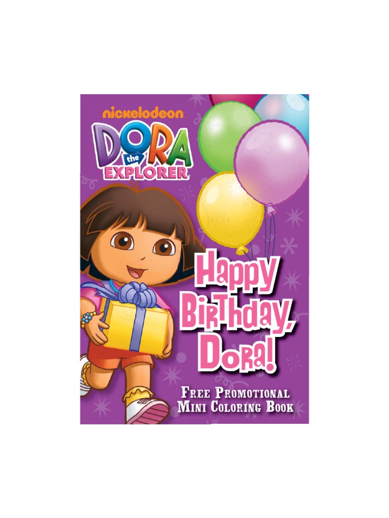 Dora Mini ColoringBook WEB | PDF | Entertainment | Leisure