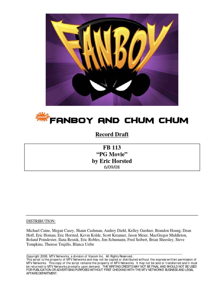 "Chimp Chomp Chumps" Script | PDF | Leisure