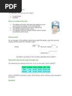 Ruler Drop Test | PDF | Validity (Statistics)