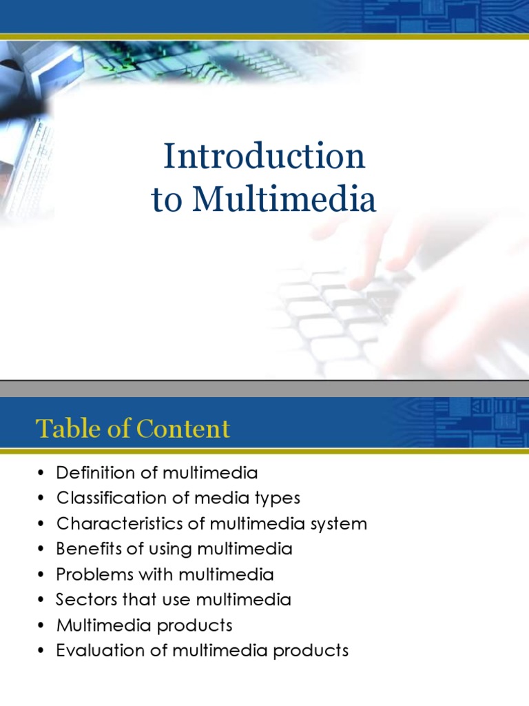Chapter 01 - Introduction To Multimedia Final | Download Free PDF ...