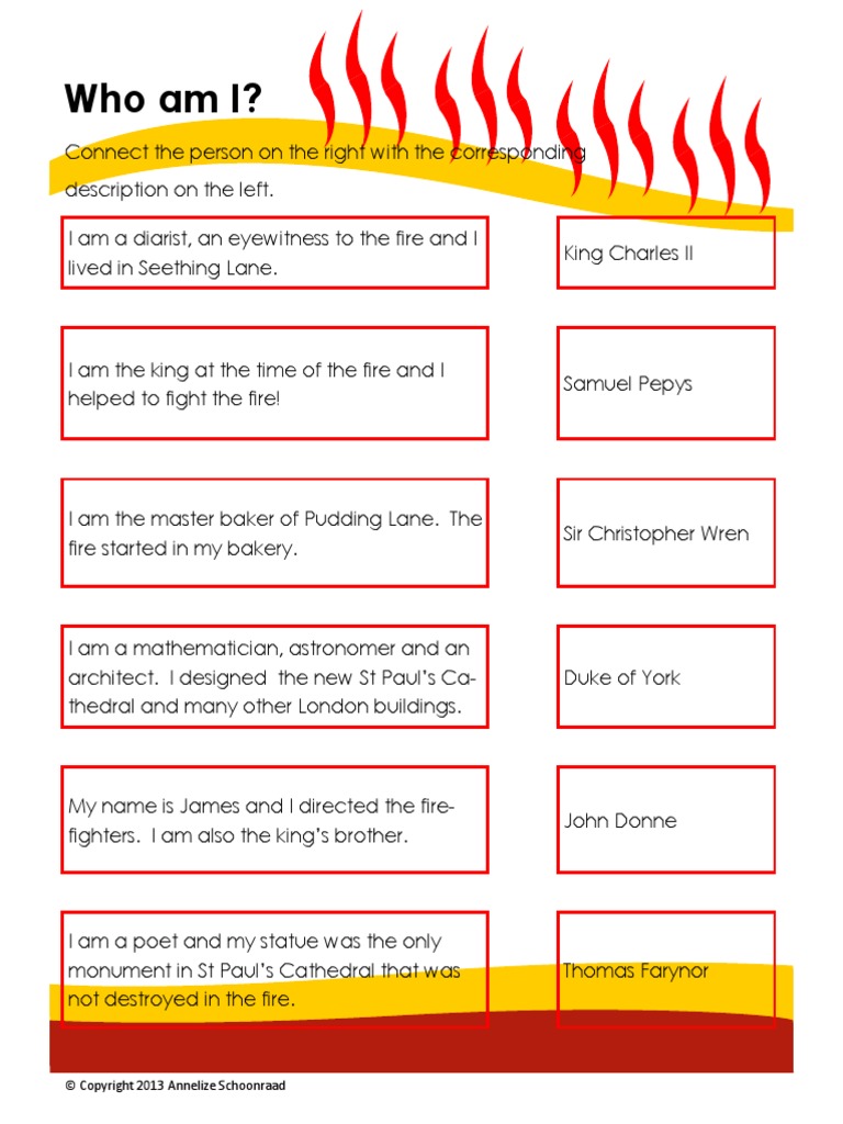Great Fire of London Worksheets and Lap Book | PDF