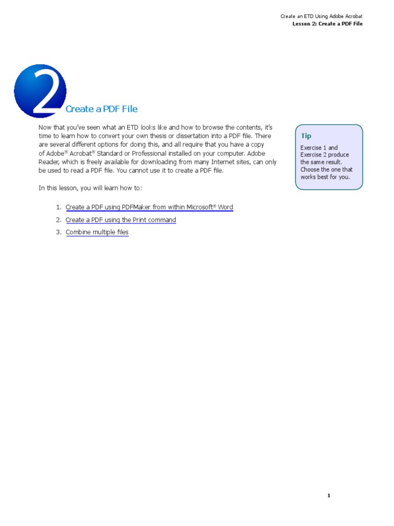 How To Create PDF | PDF | Computers