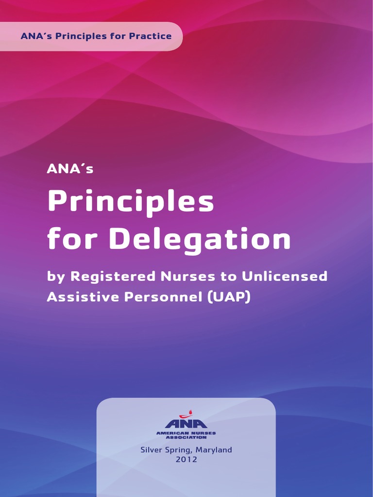 Principles of Delegation | PDF | Nursing | Health Care