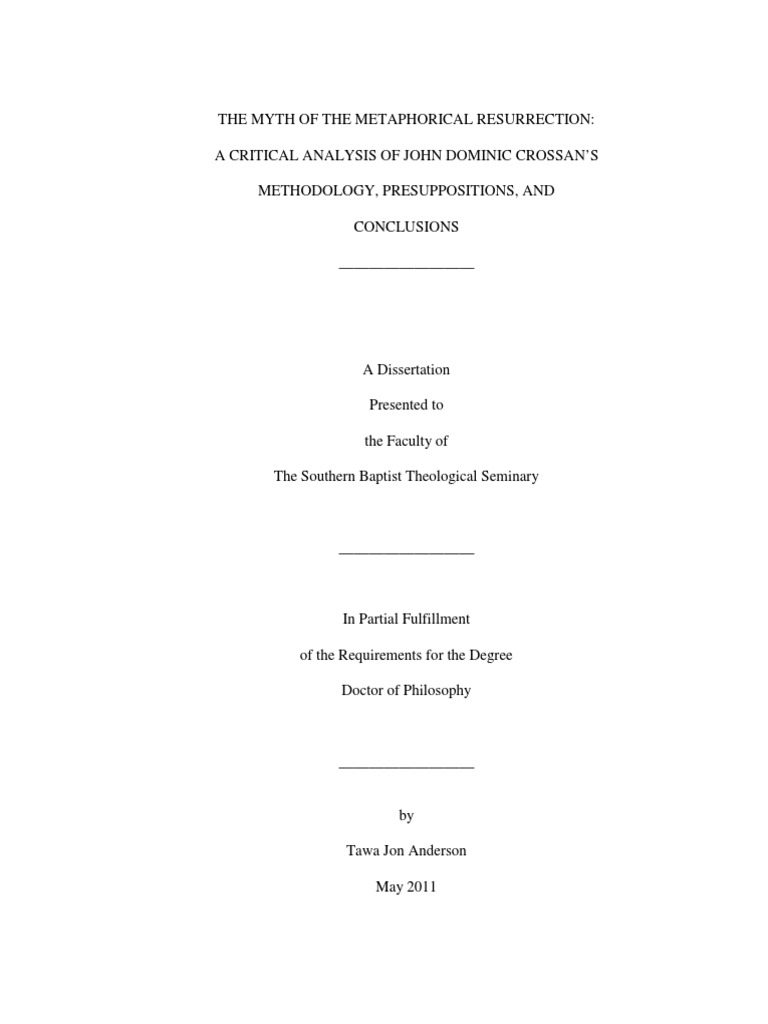The Myth of The Metaphorical Resurrection | PDF | Resurrection Of Jesus ...