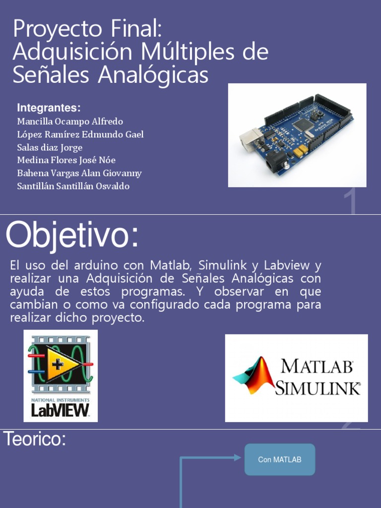 Proyecto Final | PDF | Arduino | Matlab