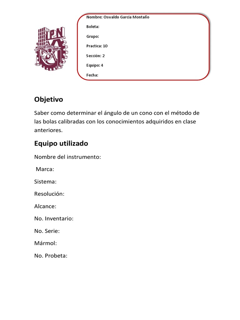 Medición de ángulos con bolas calibradas | PDF