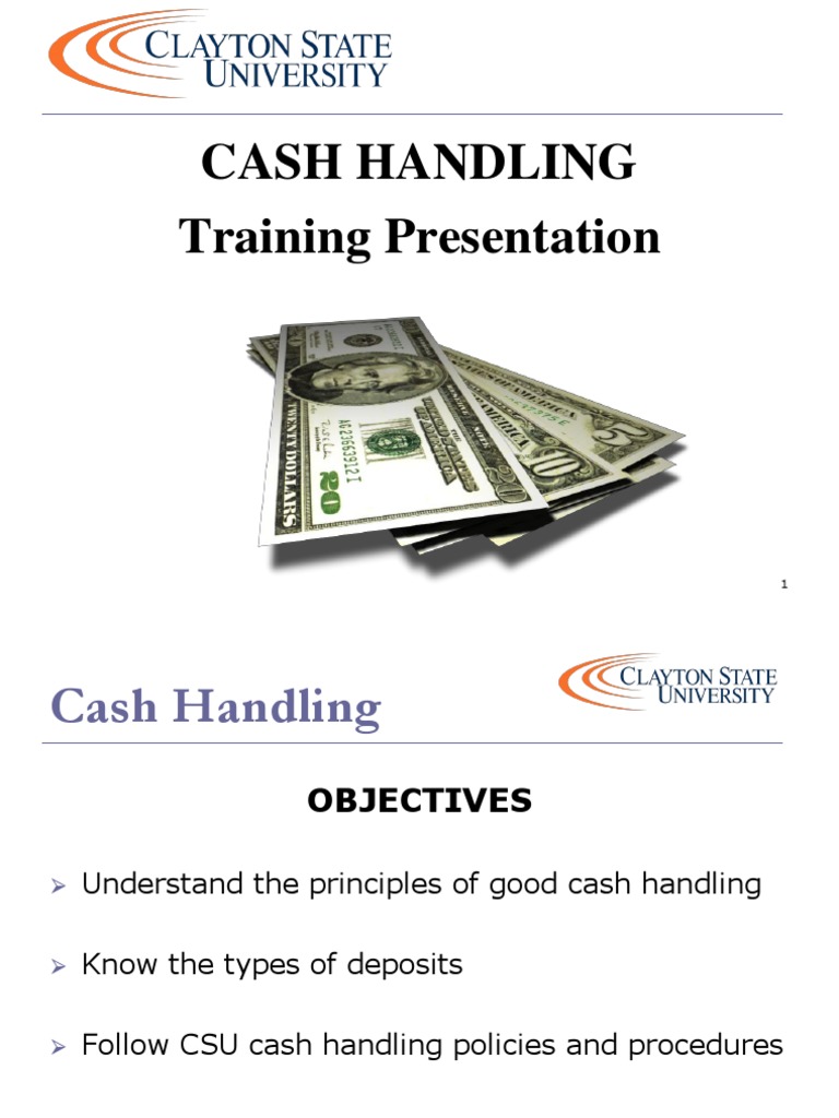 Cash Handling Training Overview | PDF | Cheque | Cash