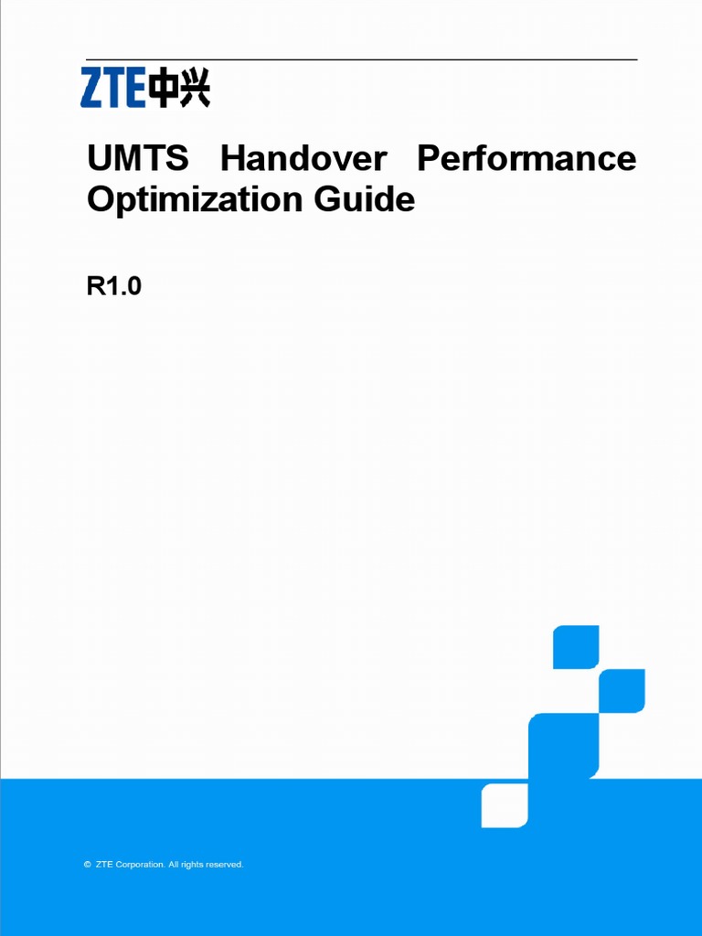 Umts Handover Performance Optimization | PDF | Trademark | Radio ...
