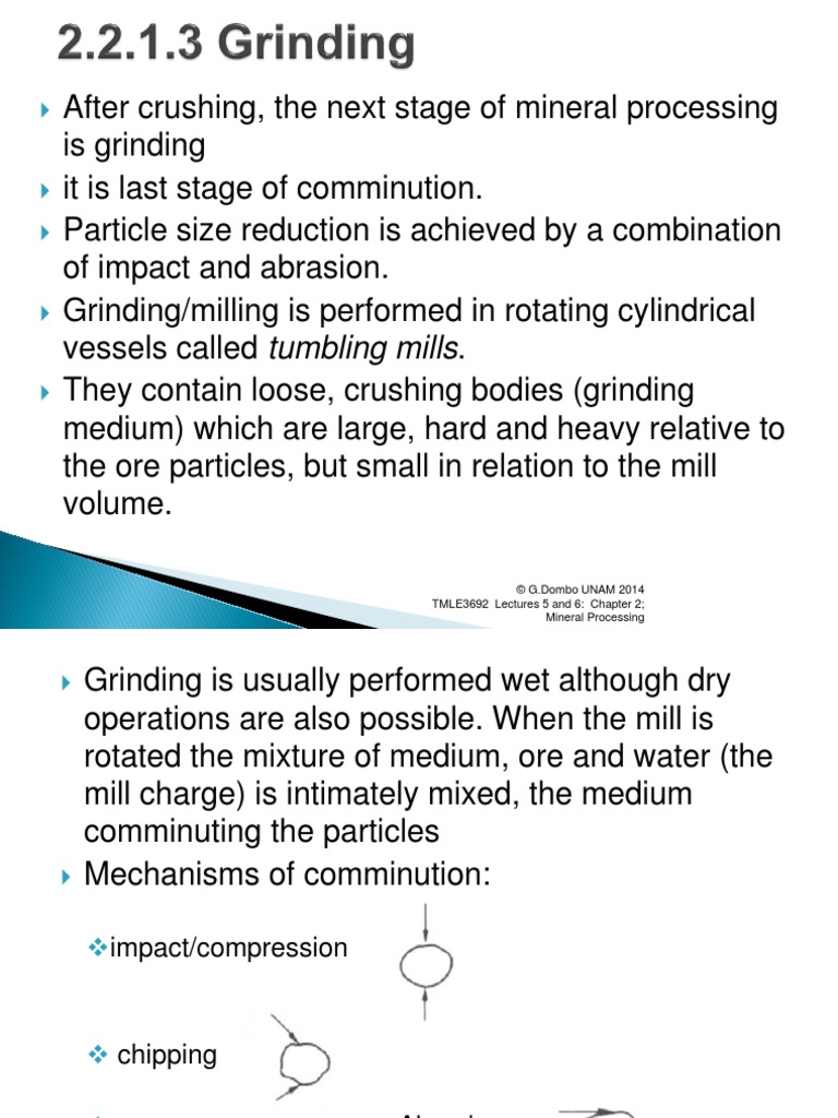Comminution in Mineral Processing | PDF | Mill (Grinding) | Industrial ...