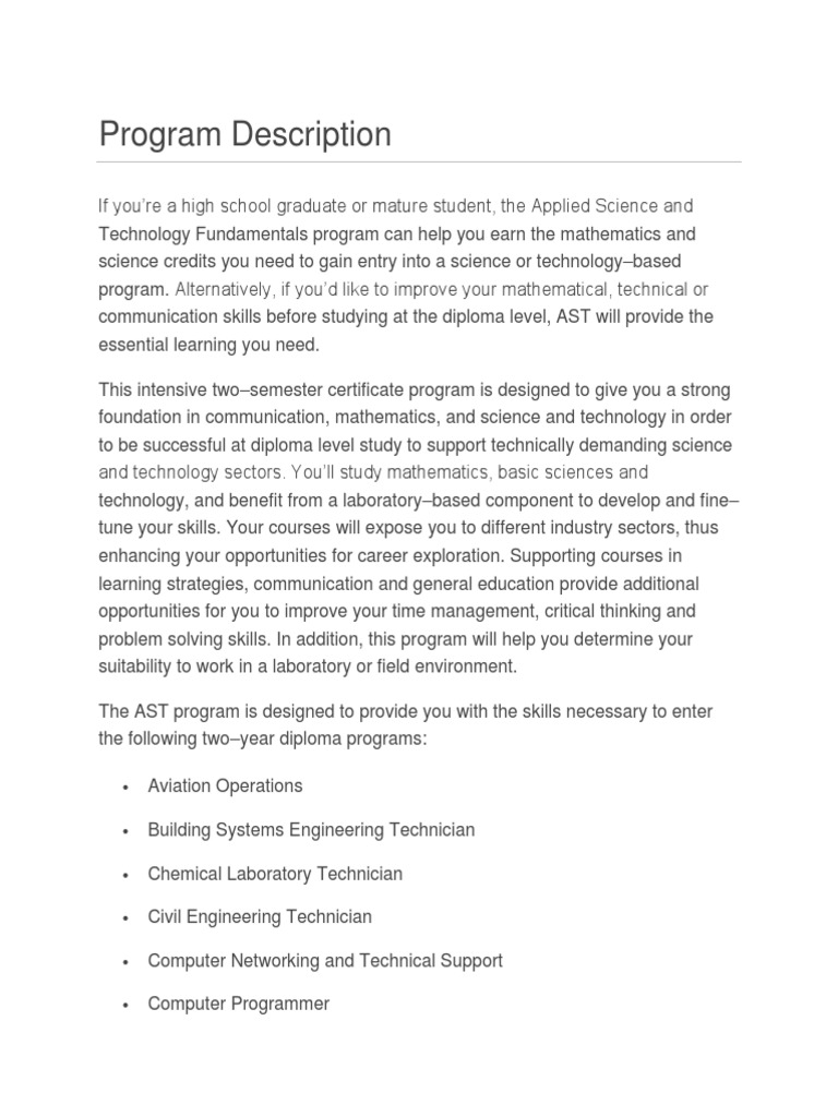 Fundamentals of Technology | PDF | Diploma | Engineering