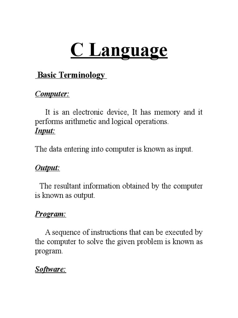 C | Download Free PDF | Computer Program | Programming