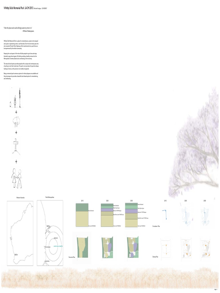 Whitby Falls Memorial Park 1 | PDF | Cemetery | Burial