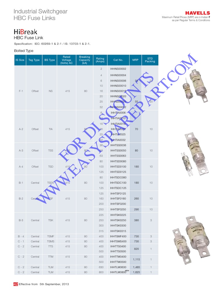 Fuses HBC | PDF | Technology & Engineering