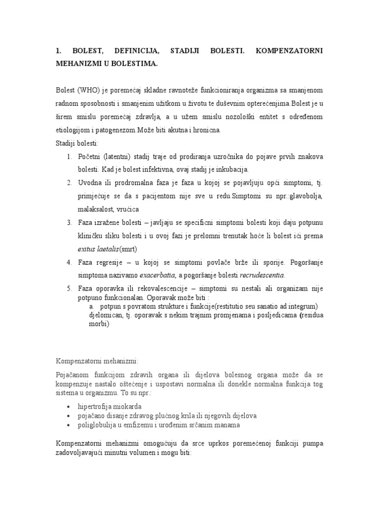 Skripta Patofiza | PDF