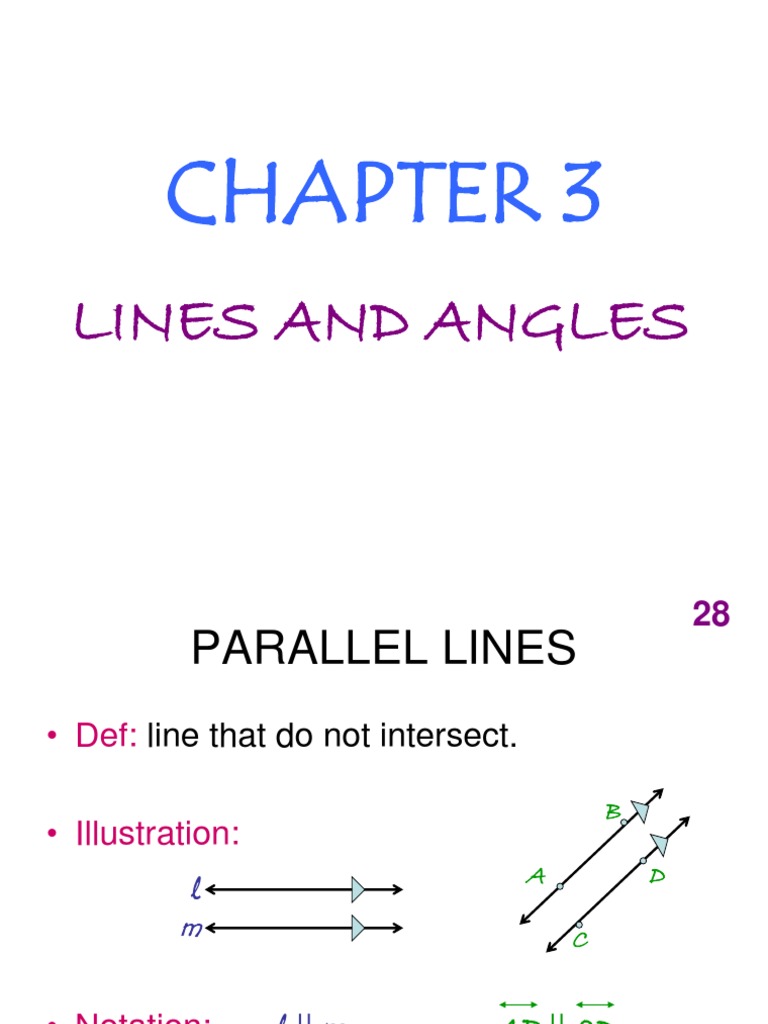 Lines and Angles 2 | PDF | Angle | Perpendicular