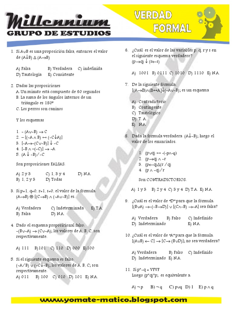 Verdad Formal | PDF | Proposición | Semántica
