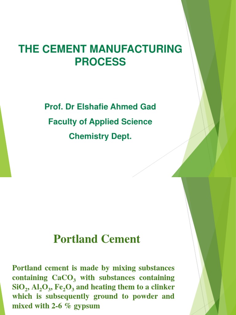 Cement | PDF | Cement | Chemical Elements
