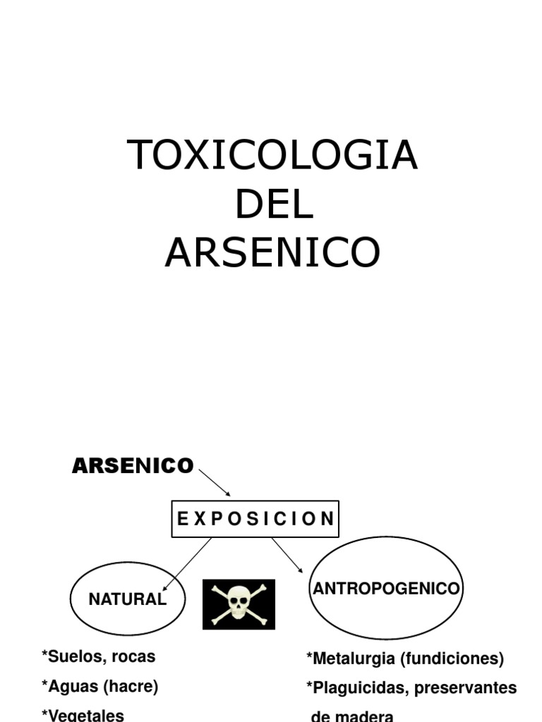 Toxicologia Del Arsenico (28!04!08) | PDF | Arsénico | Cáncer de pulmón