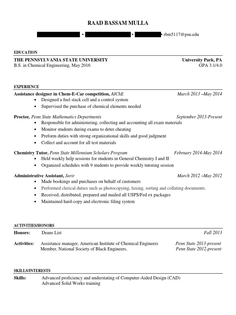 Raad Bassam Mulla: Education | PDF | Career & Growth | Business