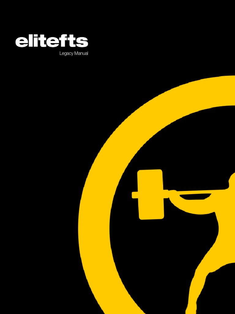 Elitefts Legacy Manual - 2014 | PDF | Empowerment | Brand