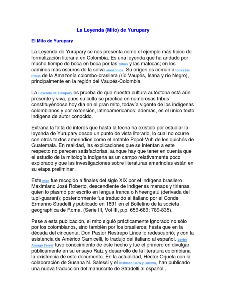 La Leyenda | Mujer | Mitología