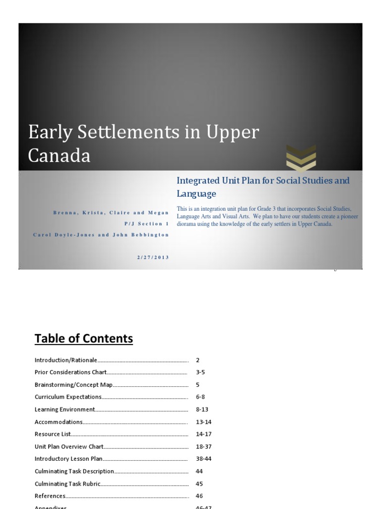 Grade 3 - Unit Plan Preparation Complete | PDF | Differentiated ...
