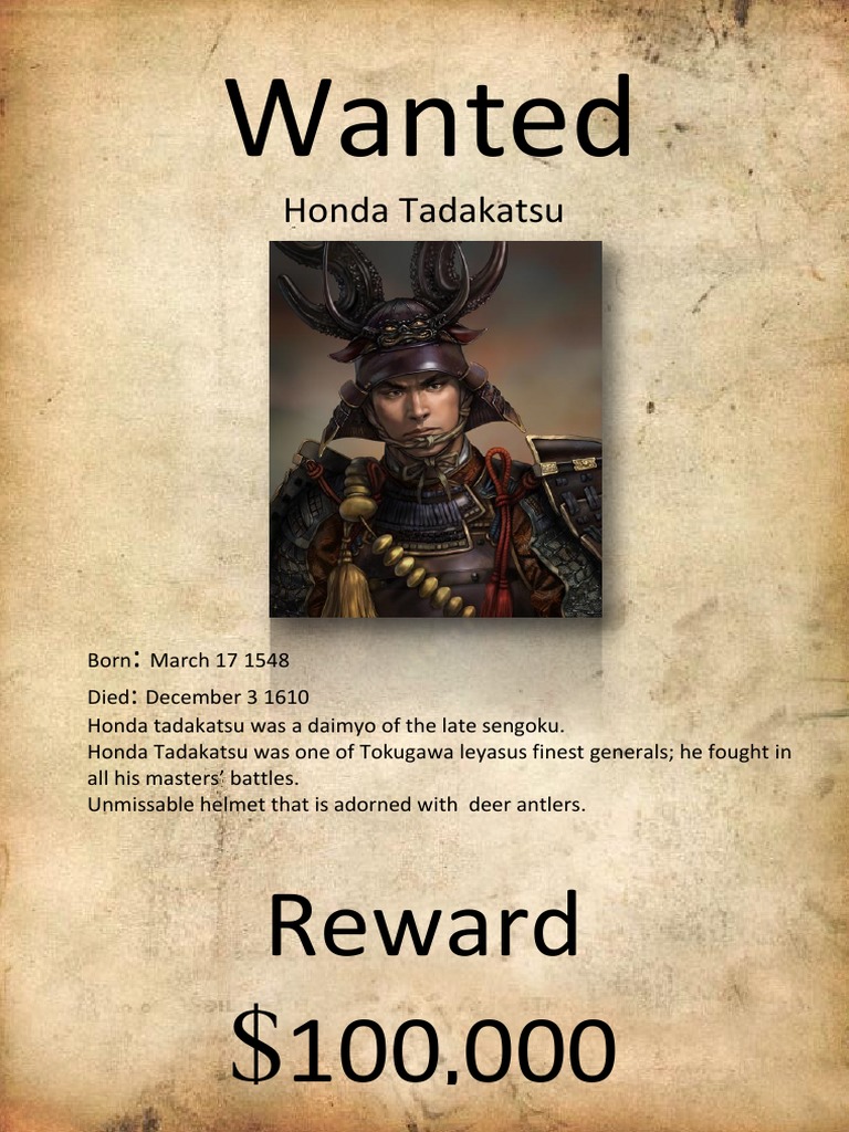Wanted Poster | PDF | History | Classics