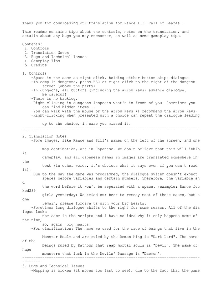 Rance 3 | PDF | Gaming | Electronic Games