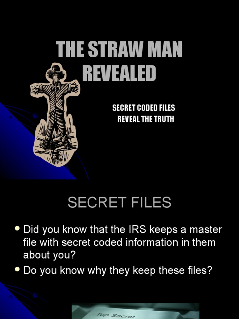 IRS Straw Man and Secret Files Explained | PDF | Estate Tax In The ...