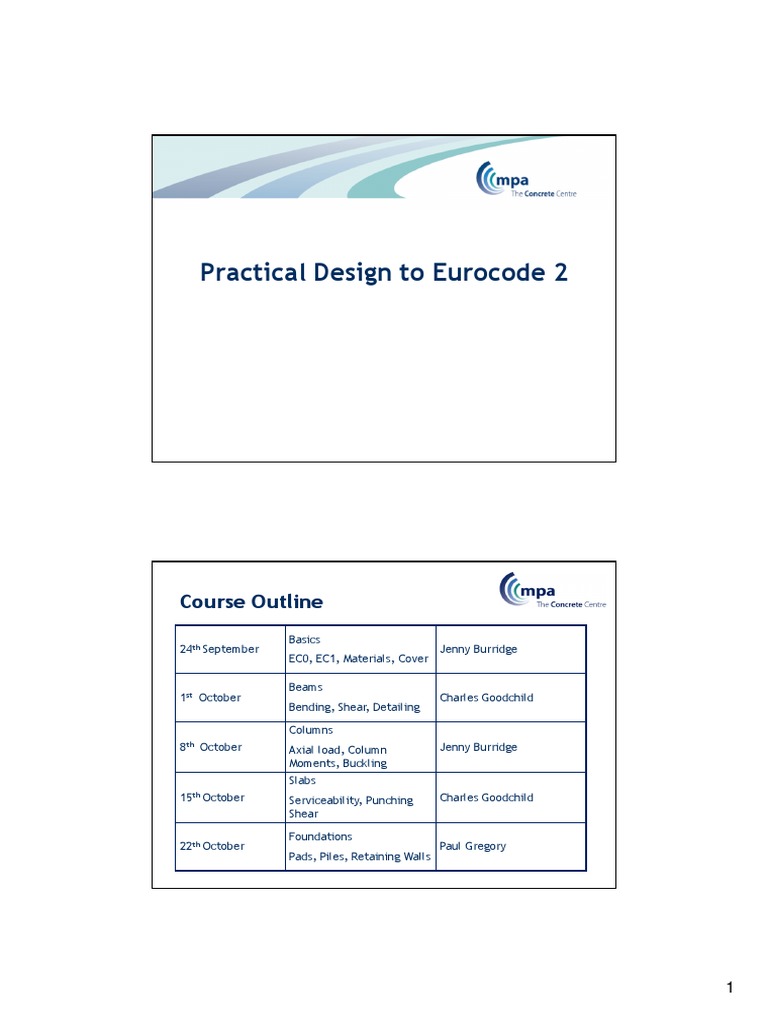 Lecture-Introduction To EC2 | PDF | Strength Of Materials | Prestressed ... Lecture-Introduction To EC2 | PDF | Strength Of Materials | Prestressed ...