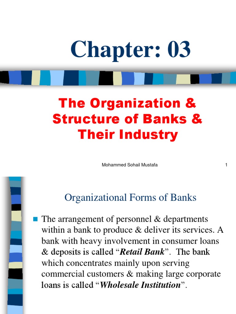 Structure and Organization of Banks | PDF | Branch (Banking) | Banks ...